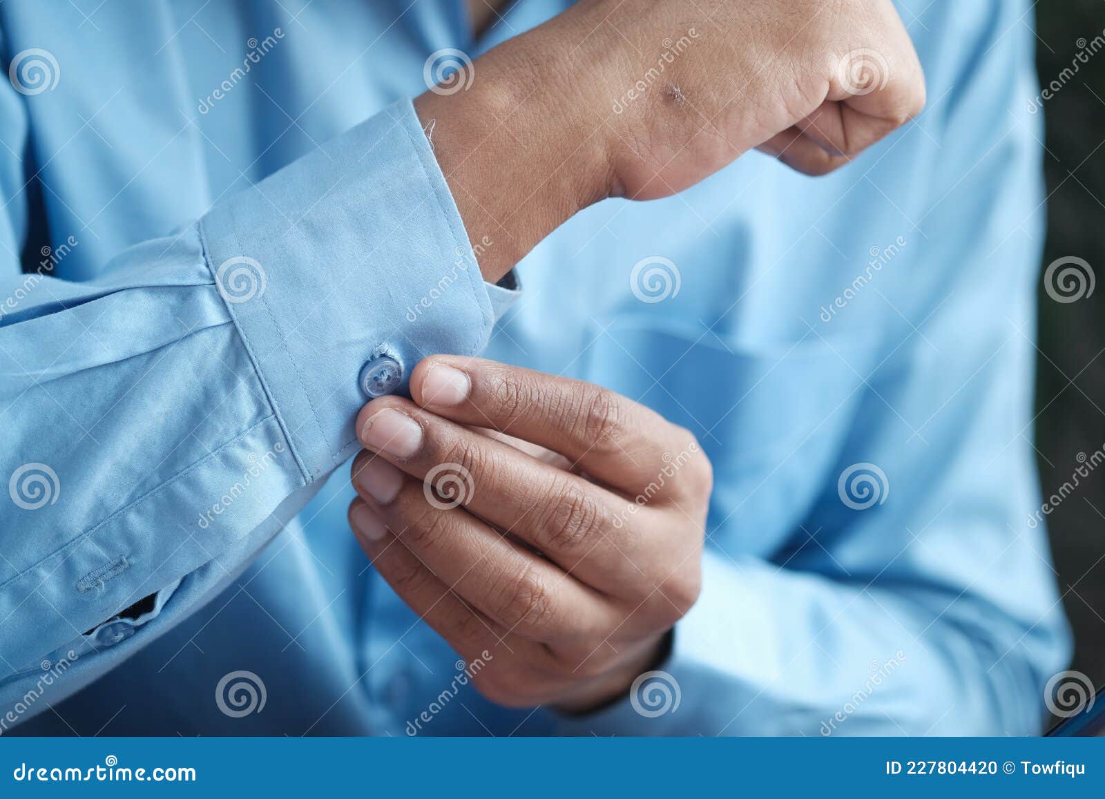 Man Buttoning His Shirt Close Up Stock Photo - Image of successful ...