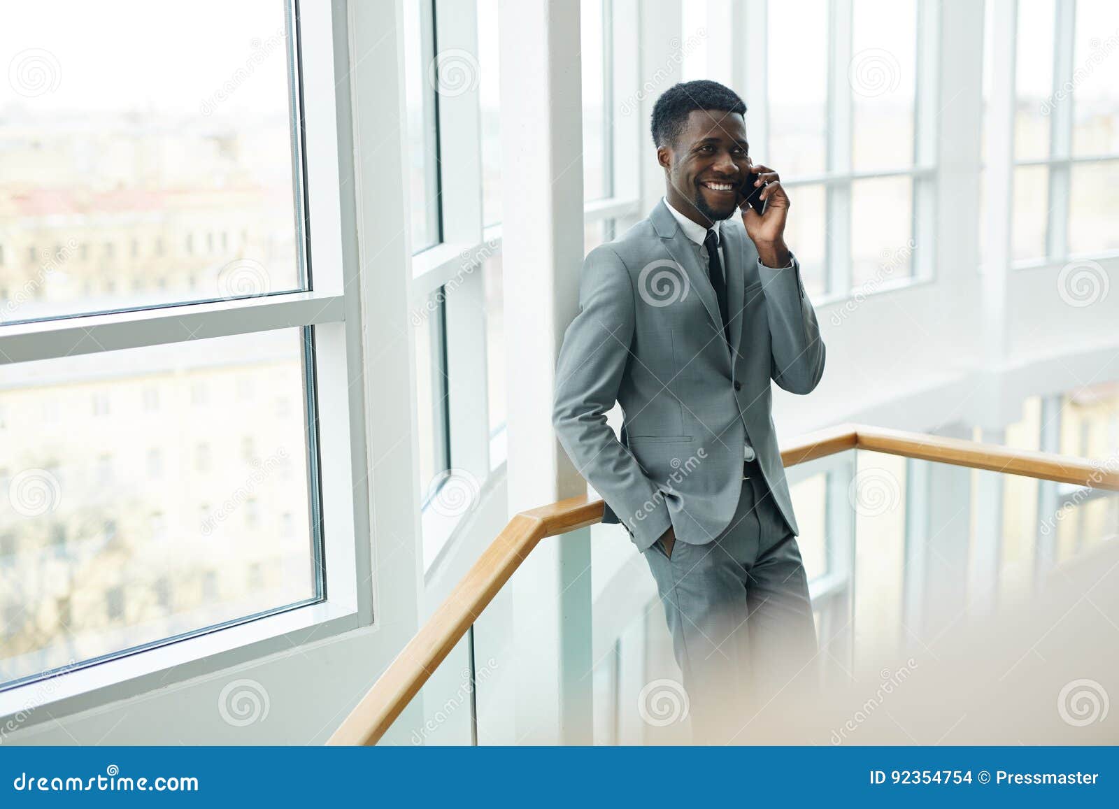 Man calling stock photo. Image of phoning, trader, businessman - 92354754