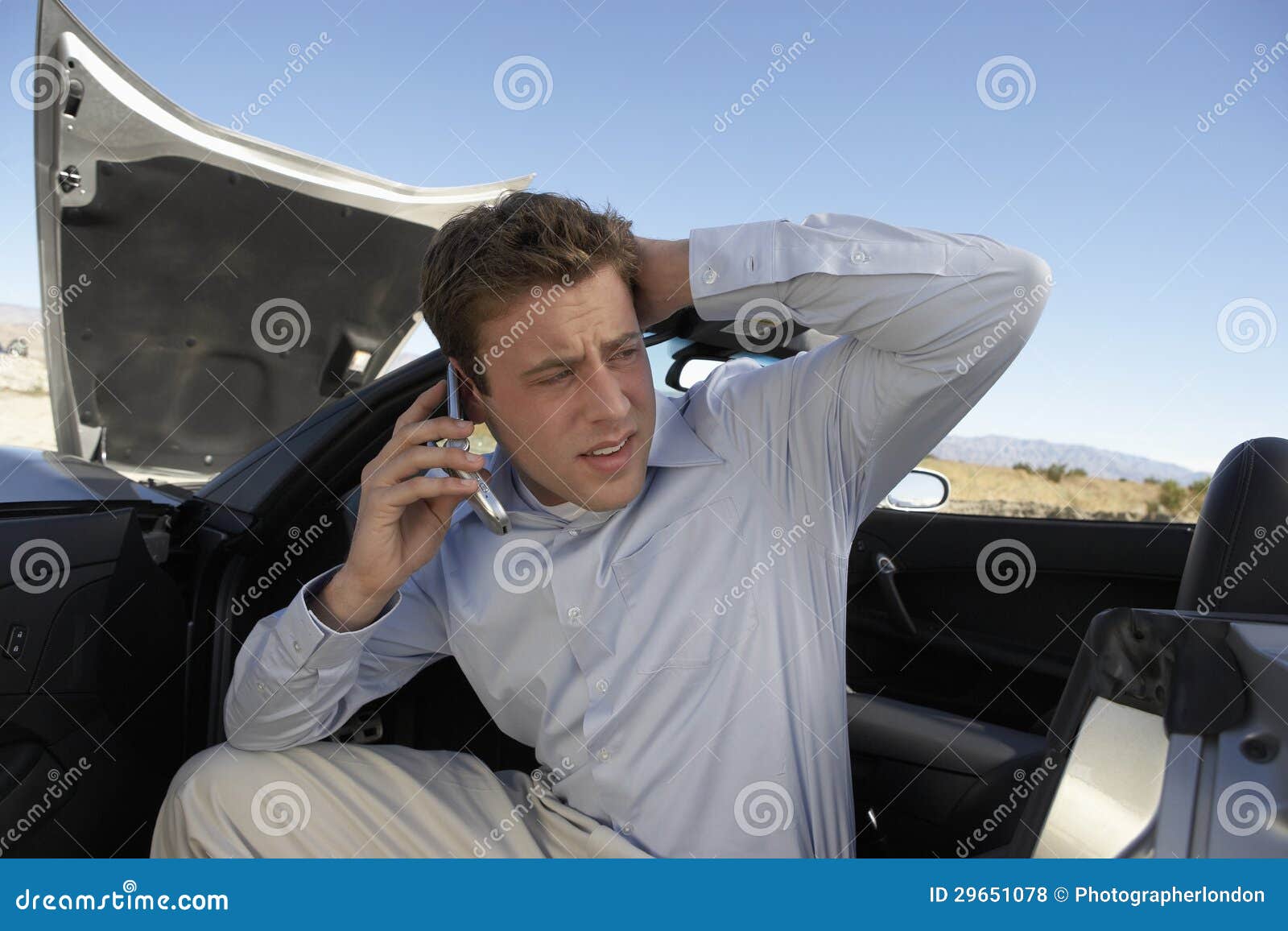 Man Calling for Help stock photo. Image of marooned, serious - 29651078