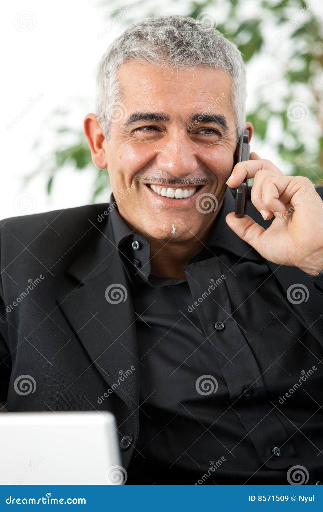 Man calling on phone stock image. Image of handsome, caucasian - 8571509