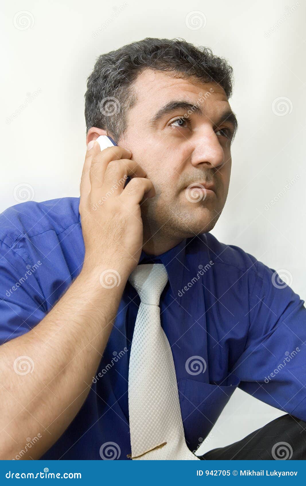 The man calling by phone stock image. Image of professional - 942705
