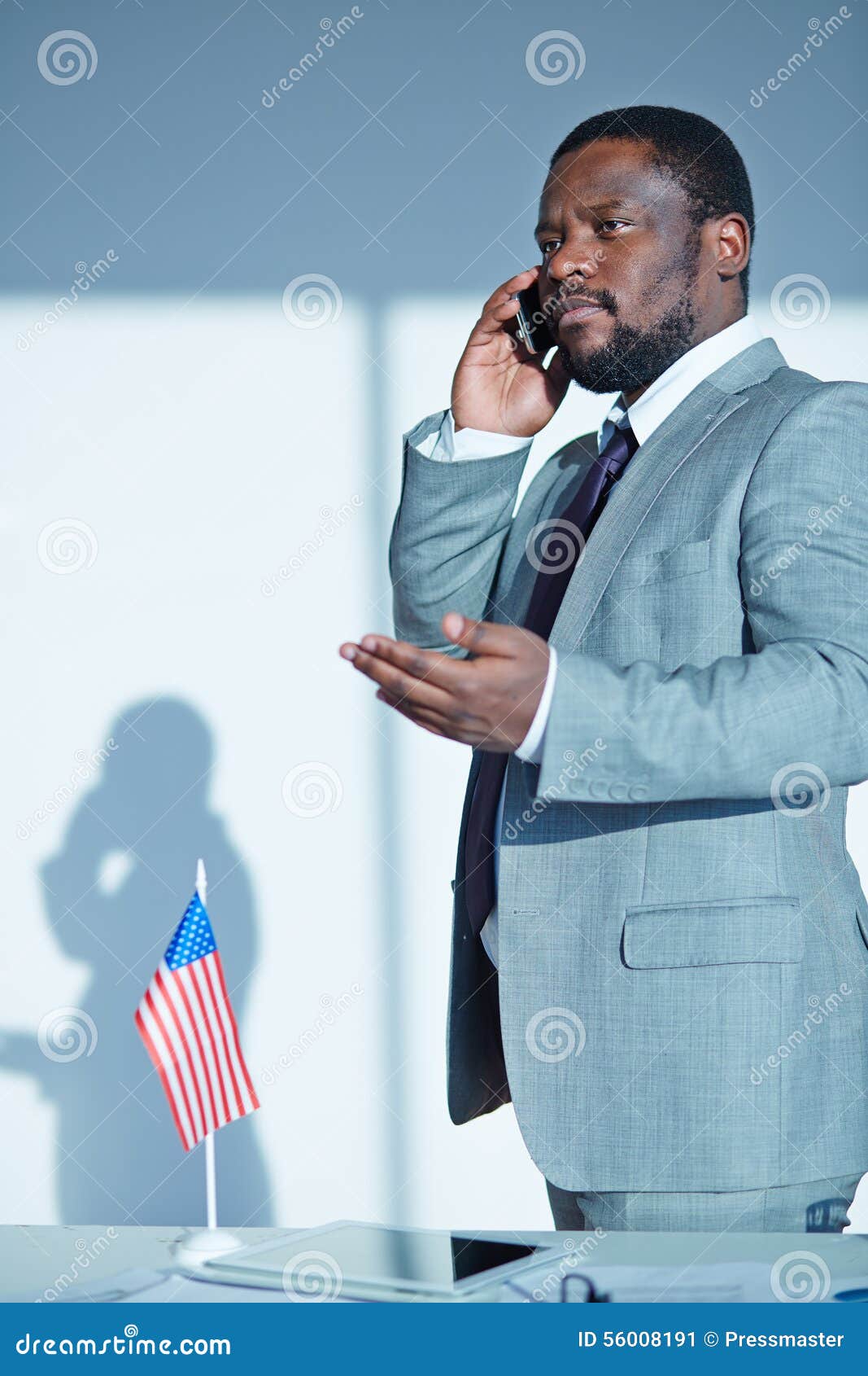 Man calling stock image. Image of employee, entrepreneur - 56008191