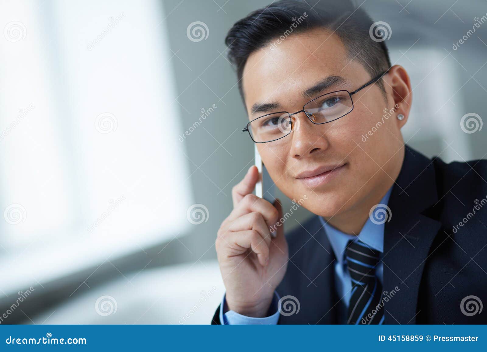 Man calling stock image. Image of employer, business - 45158859