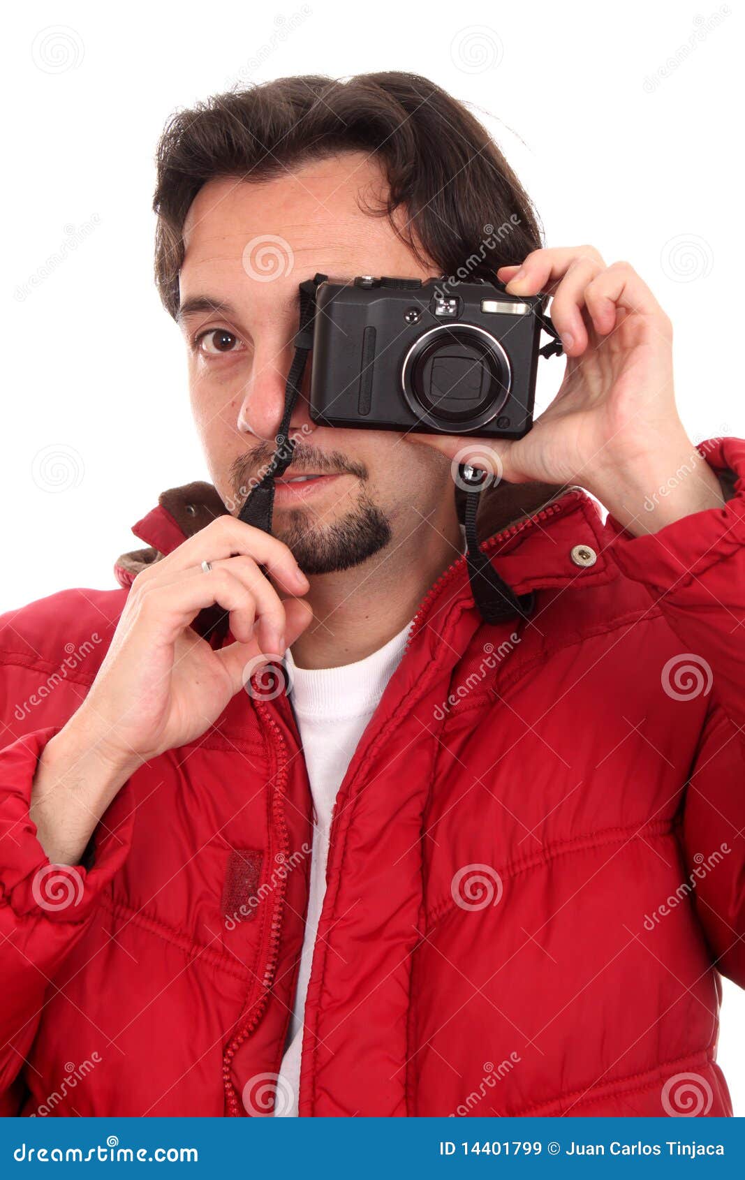 Man with a camera stock image. Image of photographer - 14401799