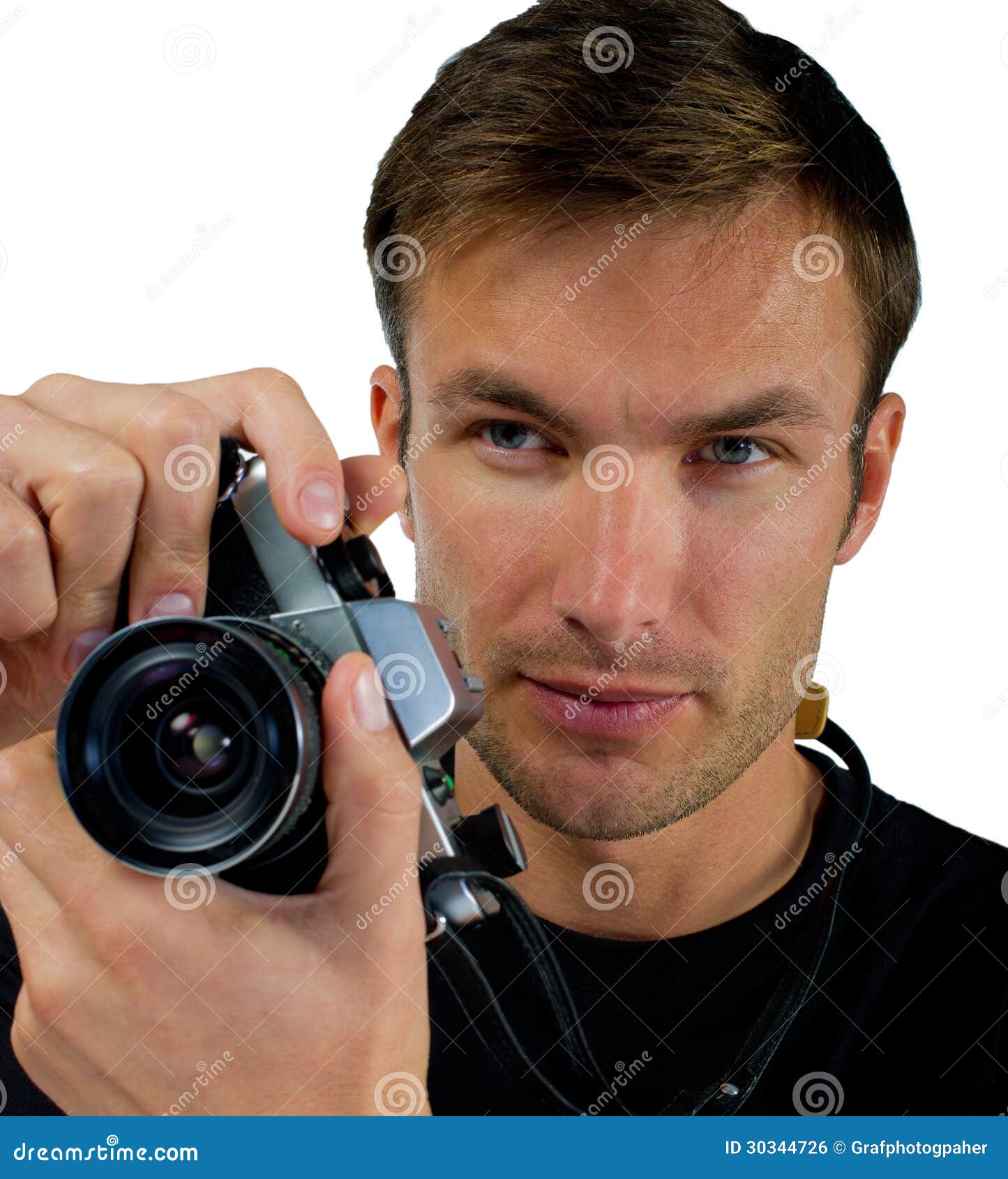 Man with the camera stock photo. Image of professional - 30344726