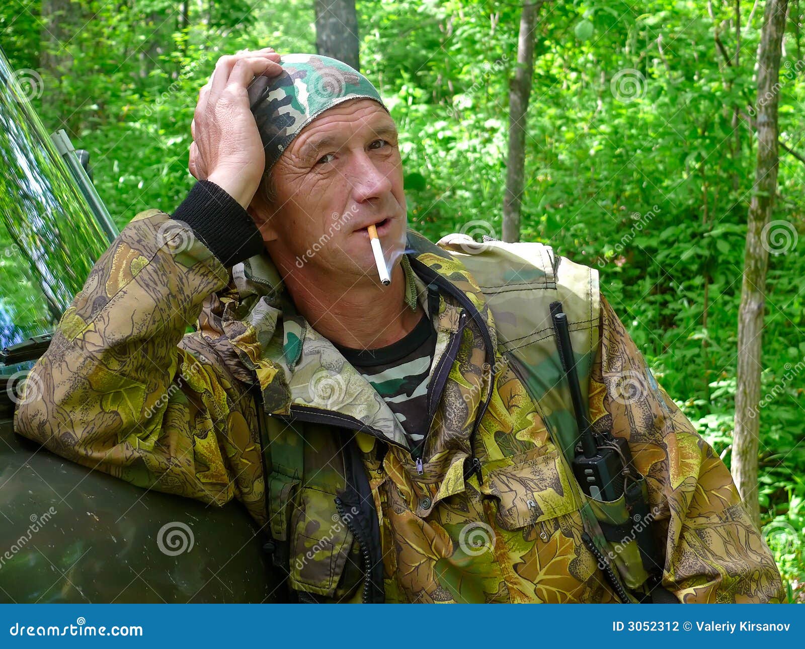 Man in Camouflage 5 stock photo. Image of nature, eastern - 3052312