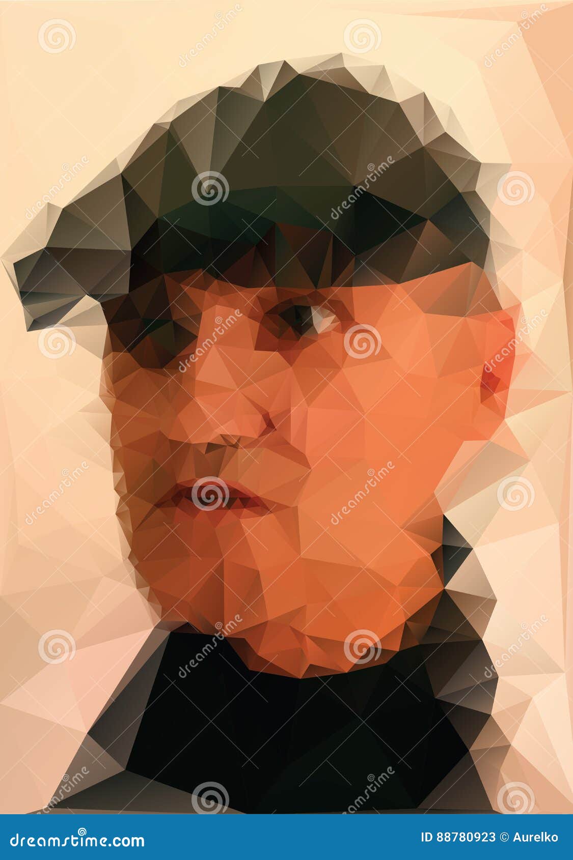 Man with cap stock vector. Illustration of character - 88780923