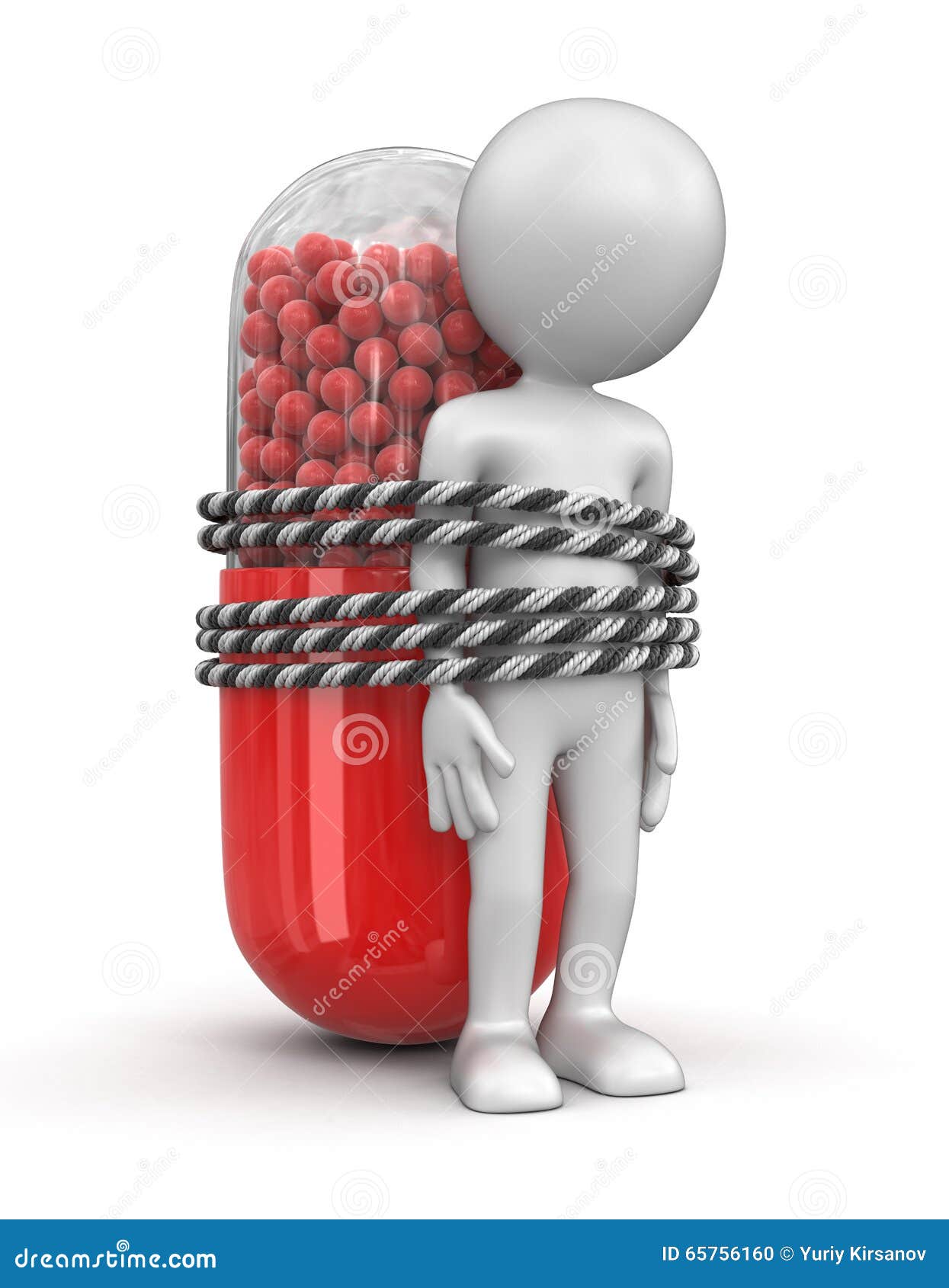 Man and capsule stock illustration. Illustration of render - 65756160