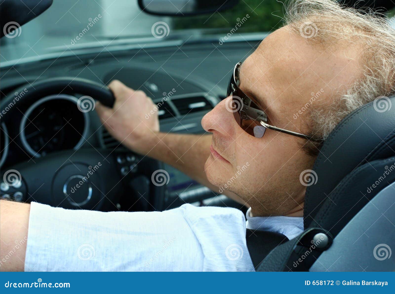 Man in the car stock photo. Image of safe, speedster, people - 658172