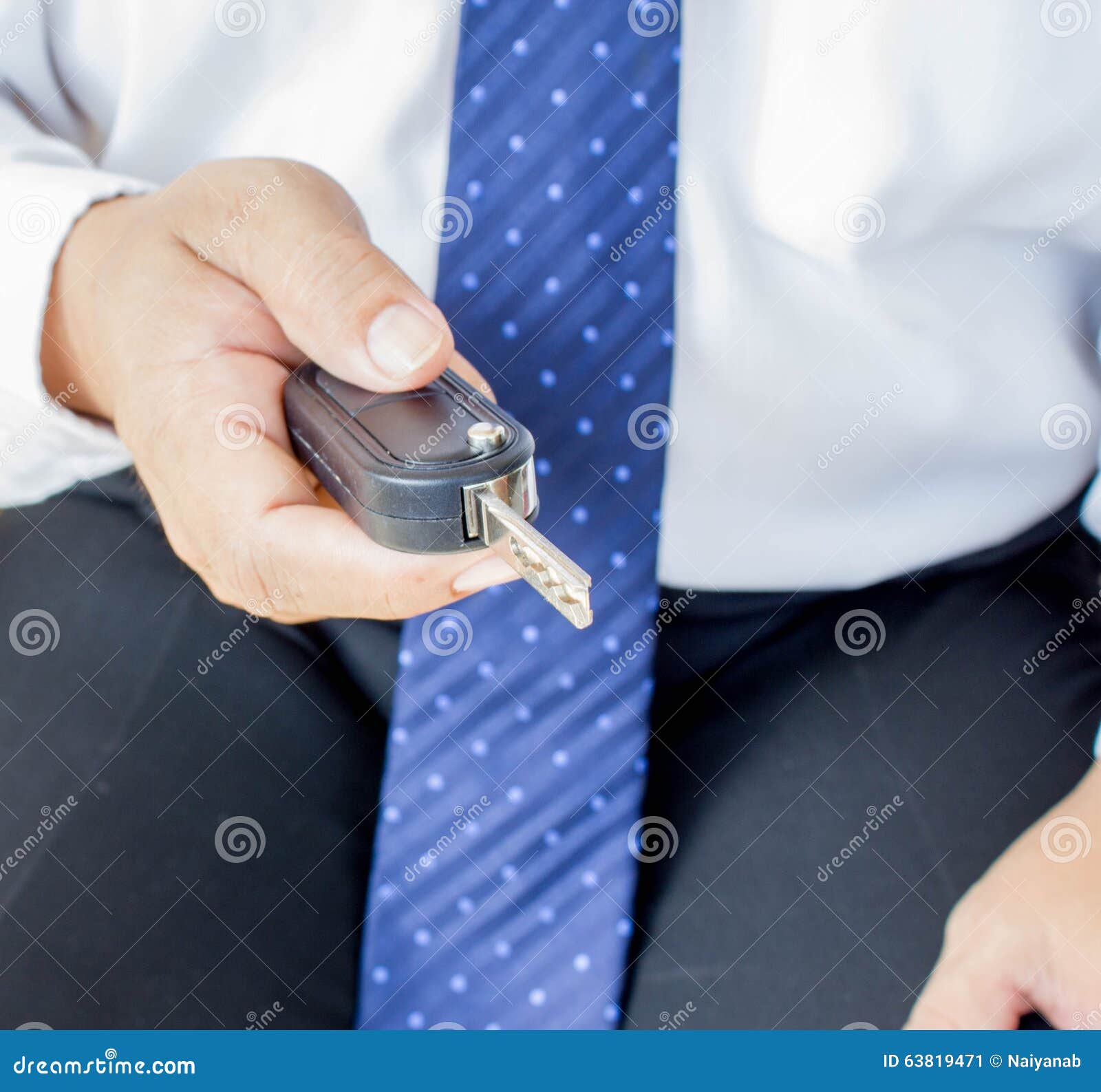 Man with car key stock image. Image of businessman, people - 63819471