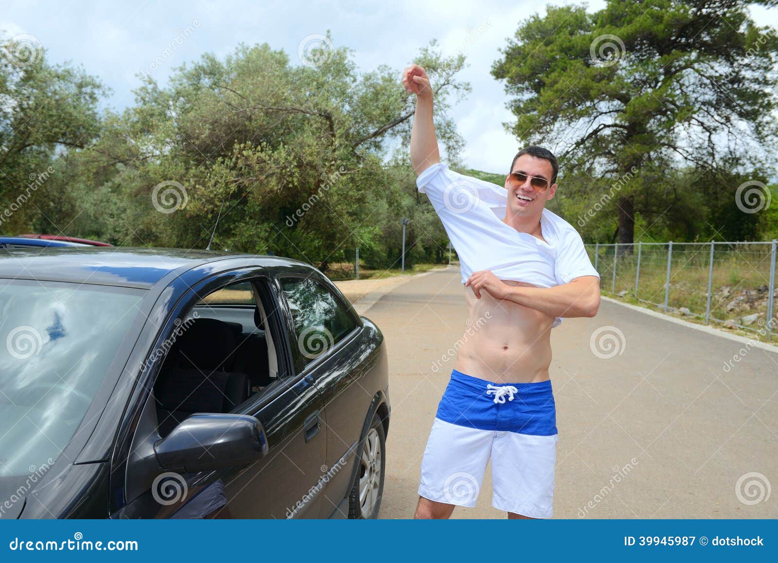 Man car stock image. Image of freedom, drive, adult, people - 39945987