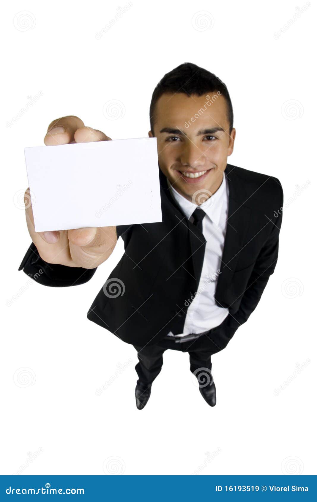Man with card stock image. Image of color, person, hand - 16193519