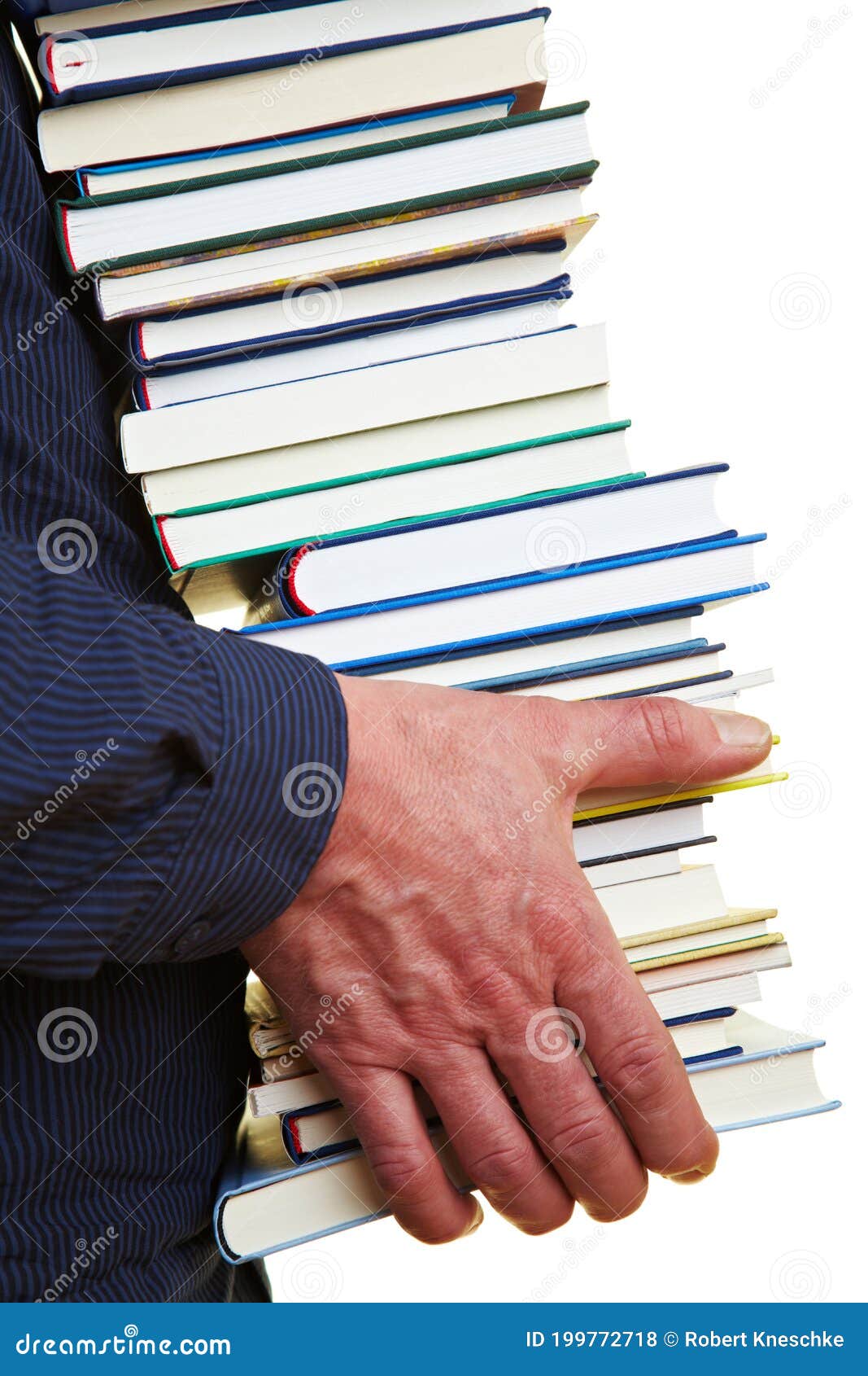 Hands carry books stock photo. Image of diligence, people - 199772718