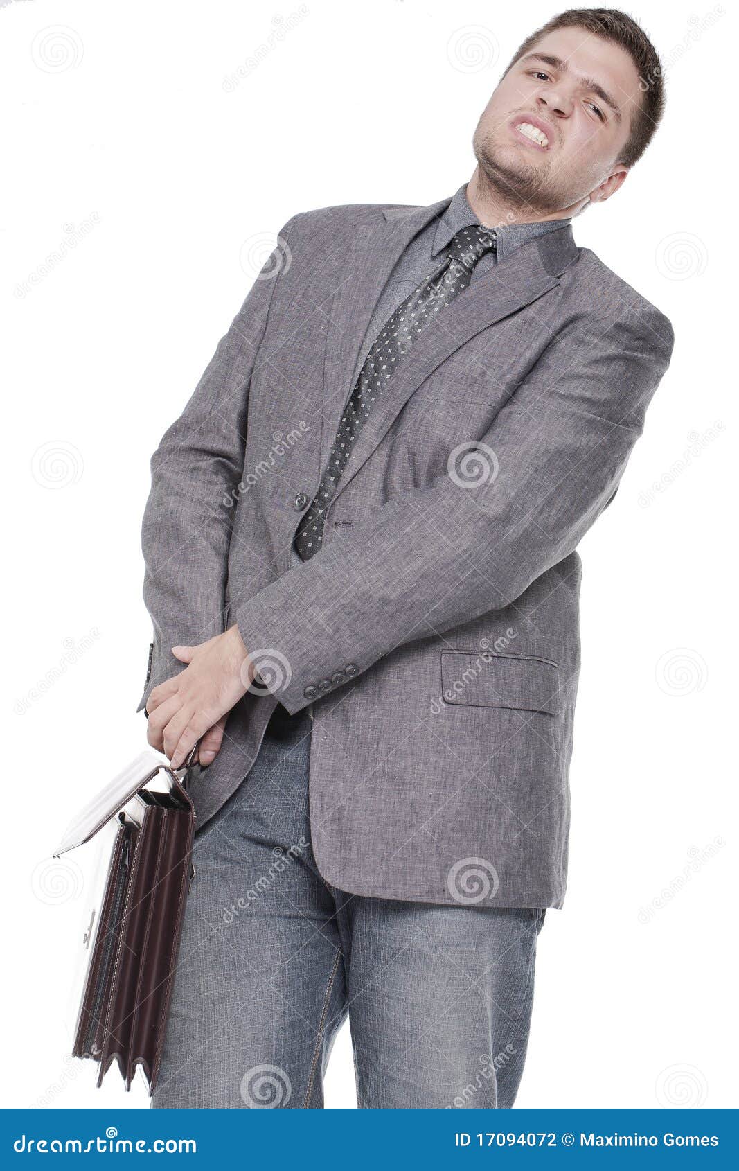 Man carrying a briefcase stock photo. Image of forward - 17094072