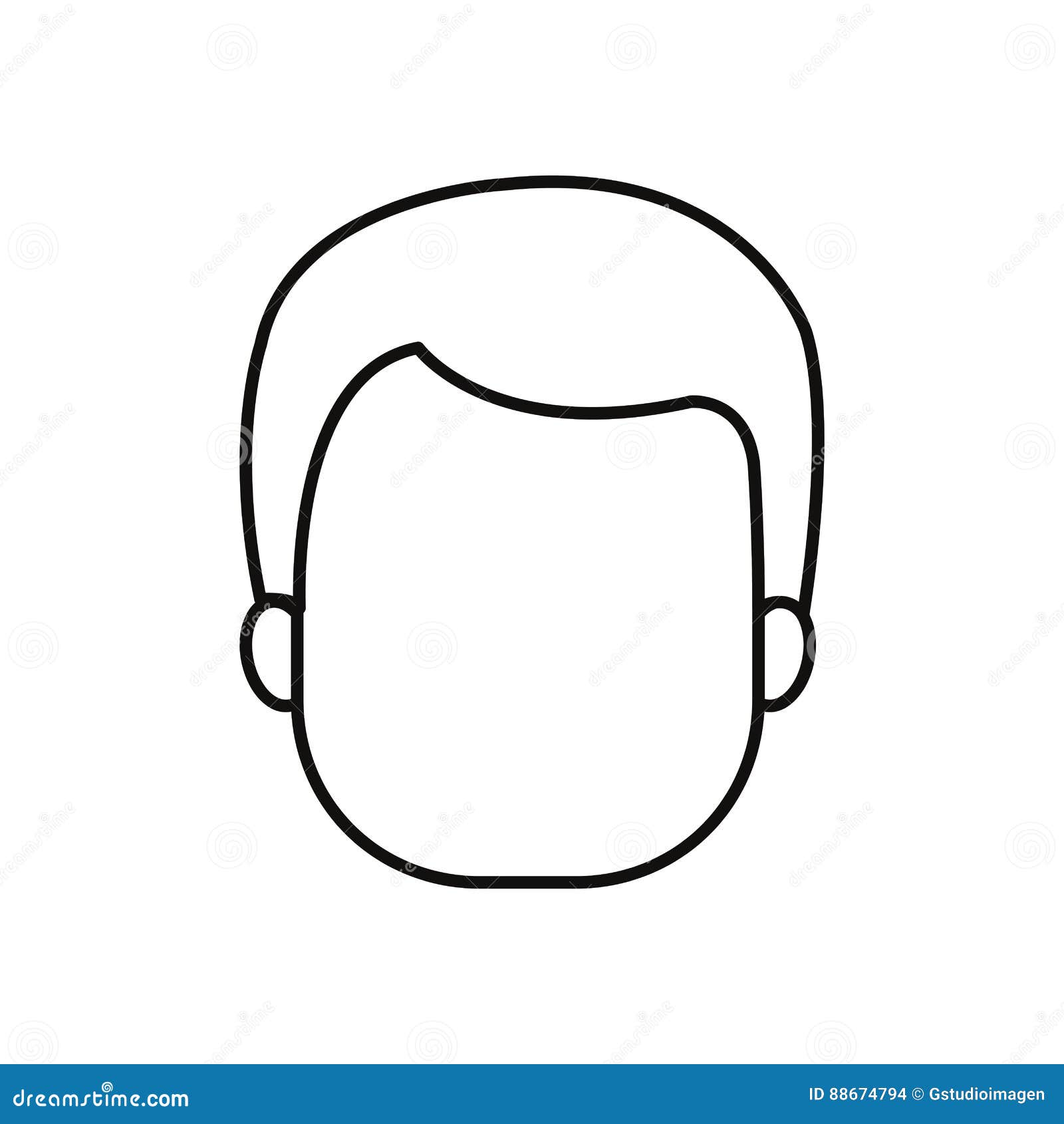 Man cartoon icon stock vector. Illustration of success - 88674794