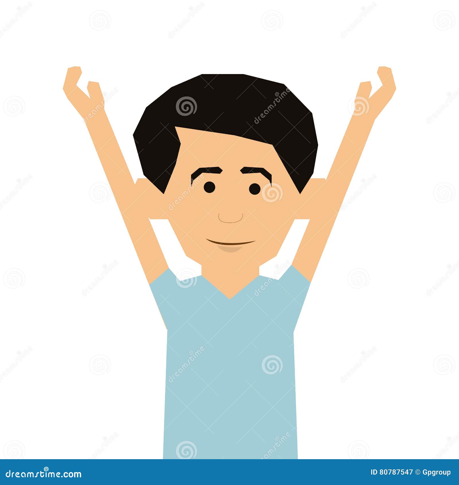 Man cartoon icon image stock vector. Illustration of executive - 80787547