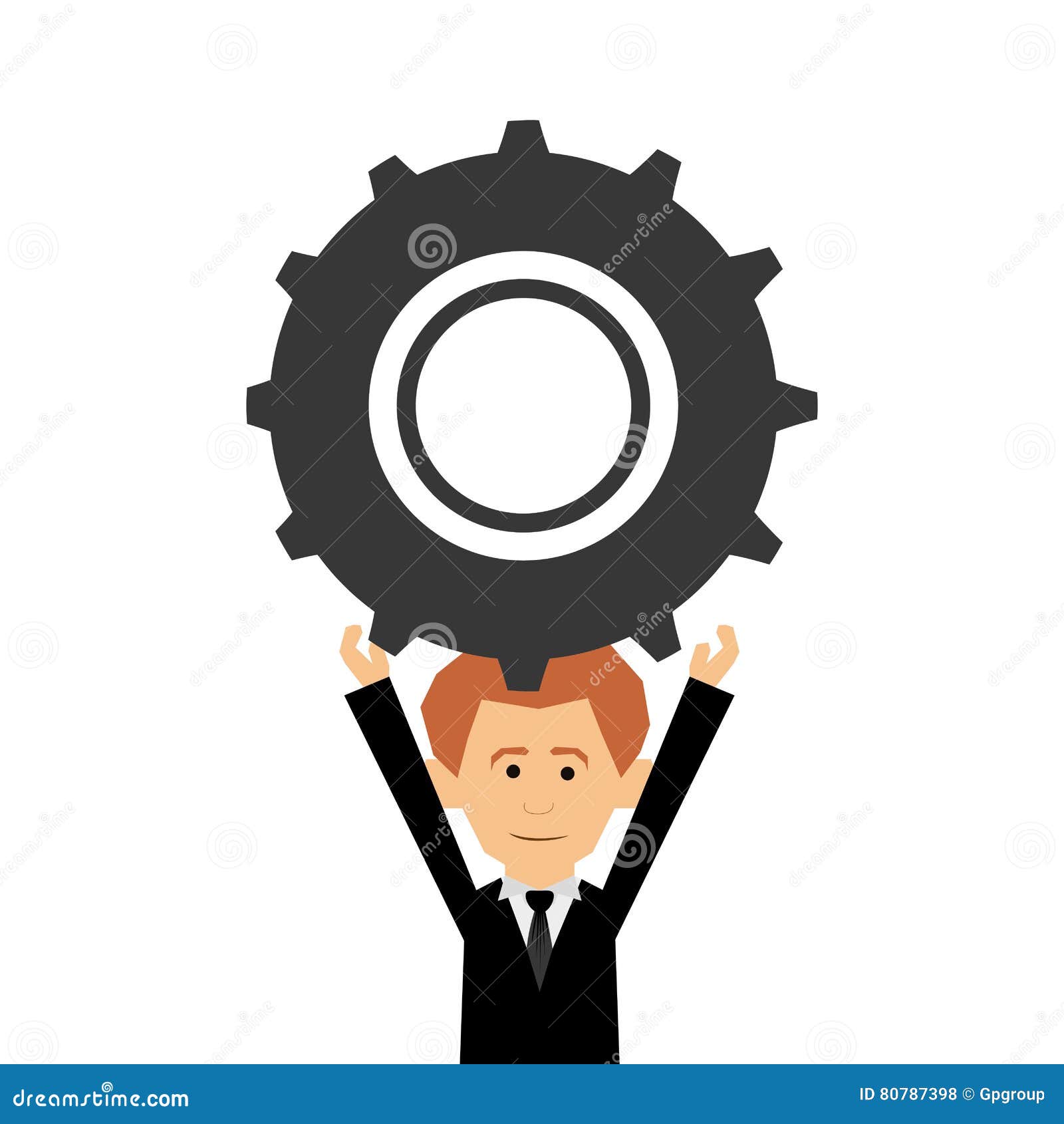 Man cartoon icon image stock vector. Illustration of success - 80787398