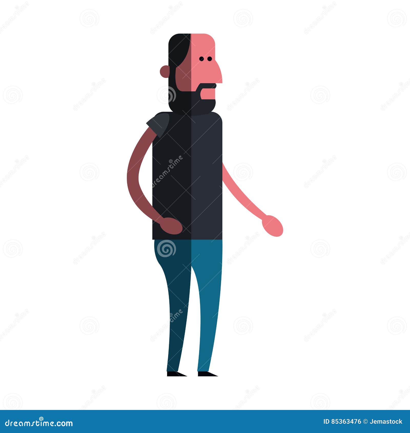 Man cartoon icon stock vector. Illustration of symbol - 85363476
