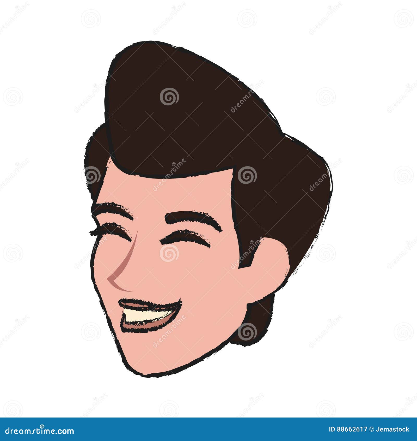 Man cartoon icon stock illustration. Illustration of avatar - 88662617