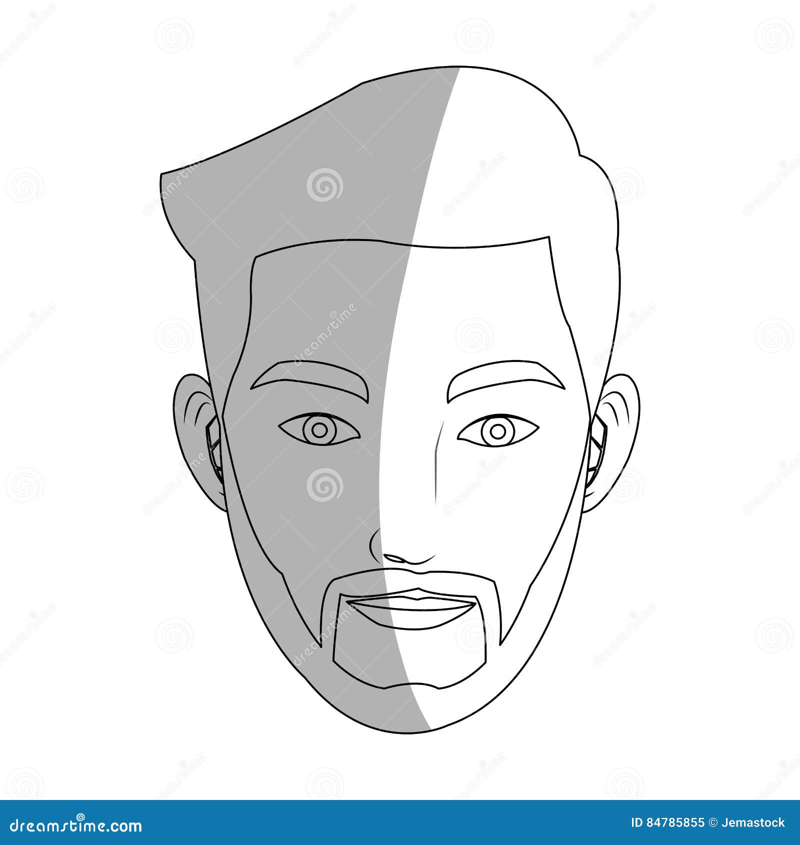 Man cartoon icon stock vector. Illustration of male, success - 84785855