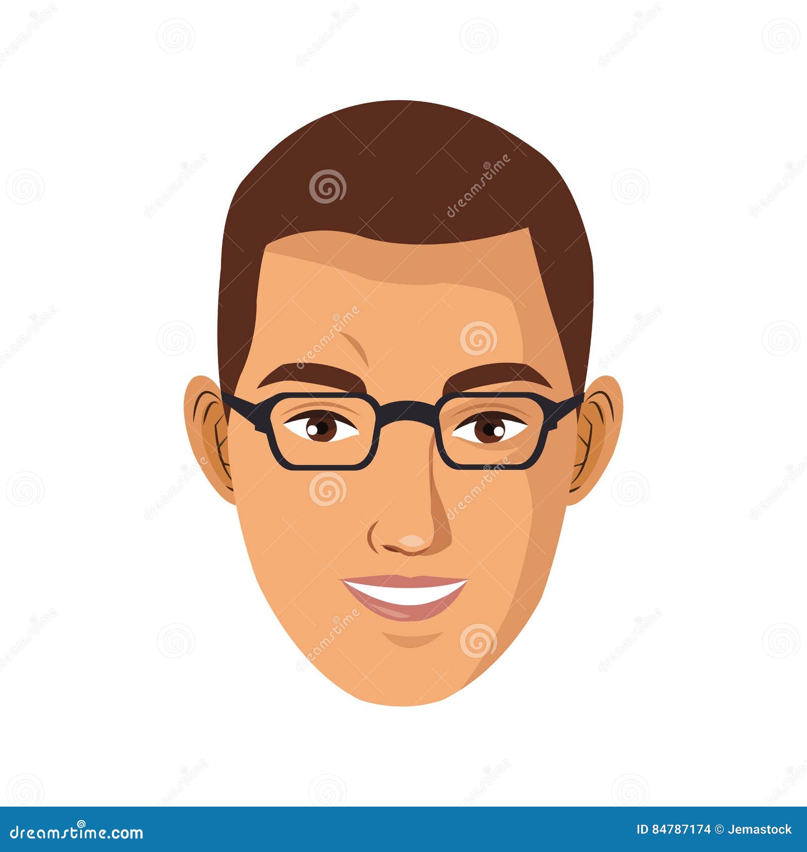 Man cartoon icon stock vector. Illustration of success - 84787174