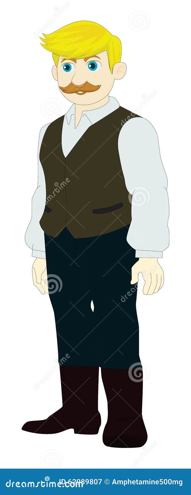 Man stock vector. Illustration of male, cartoon, people - 62989807