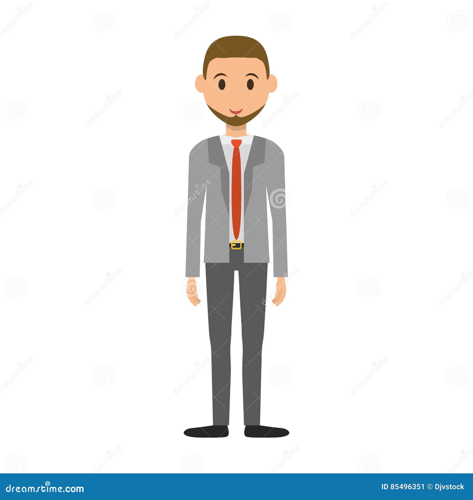 Man cartoon isolated stock illustration. Illustration of human - 85496351