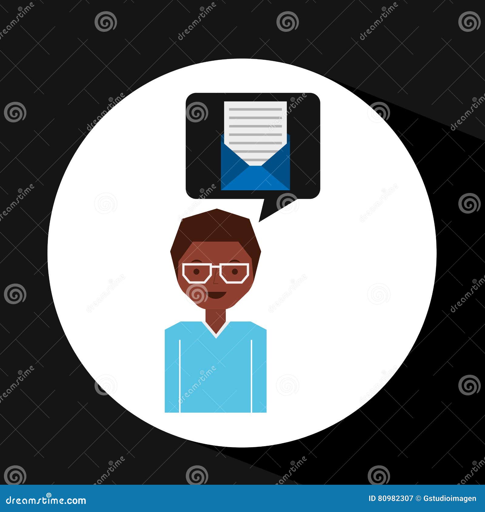 Cartoon Message Chating Bubbles Vector Illustration | CartoonDealer.com ...