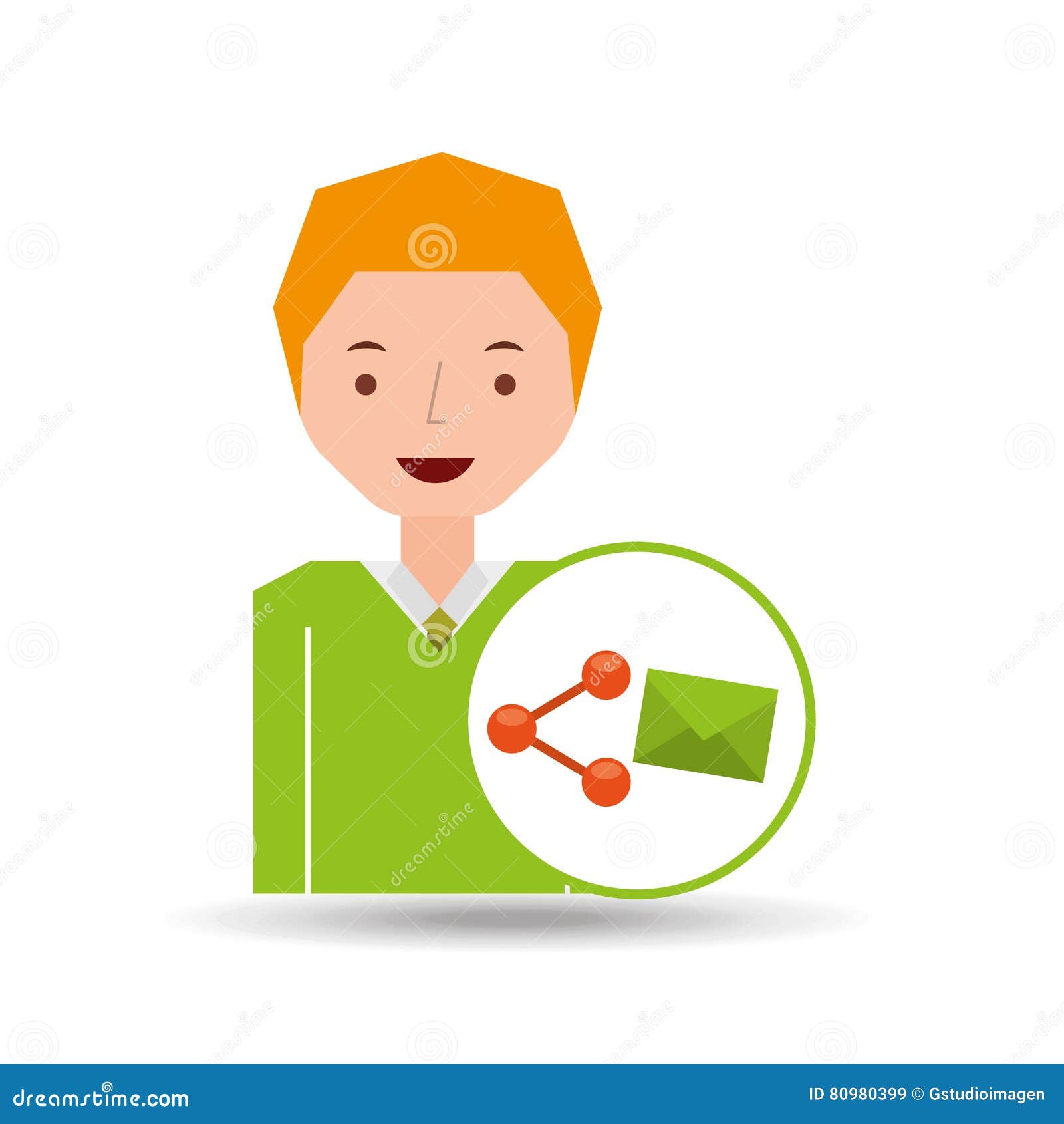 Cartoon Message Text Box Mail Notification Inbox Icon 3d Render Stock ...