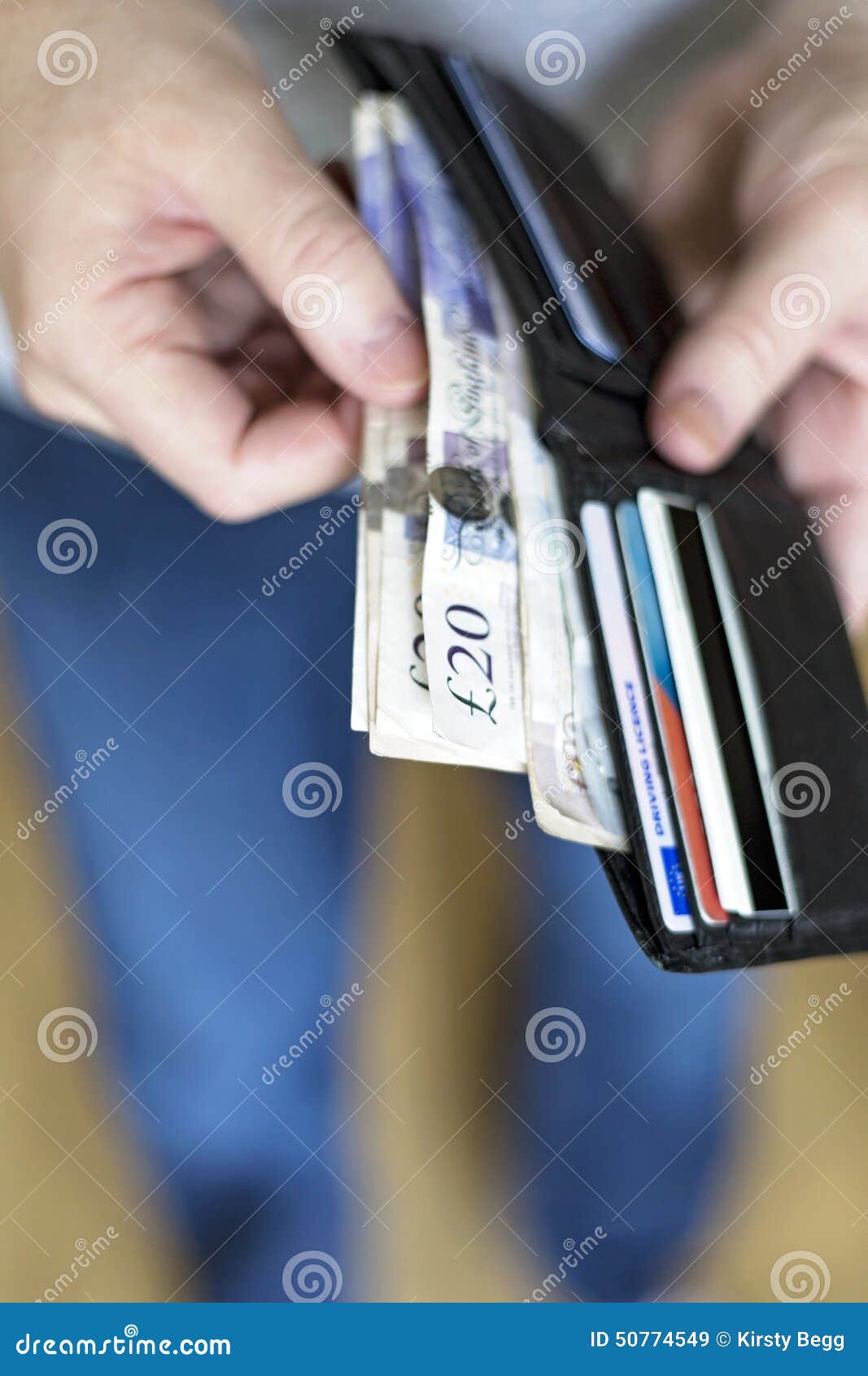 Man with Cash Inside Wallet Editorial Stock Image - Image of cash ...