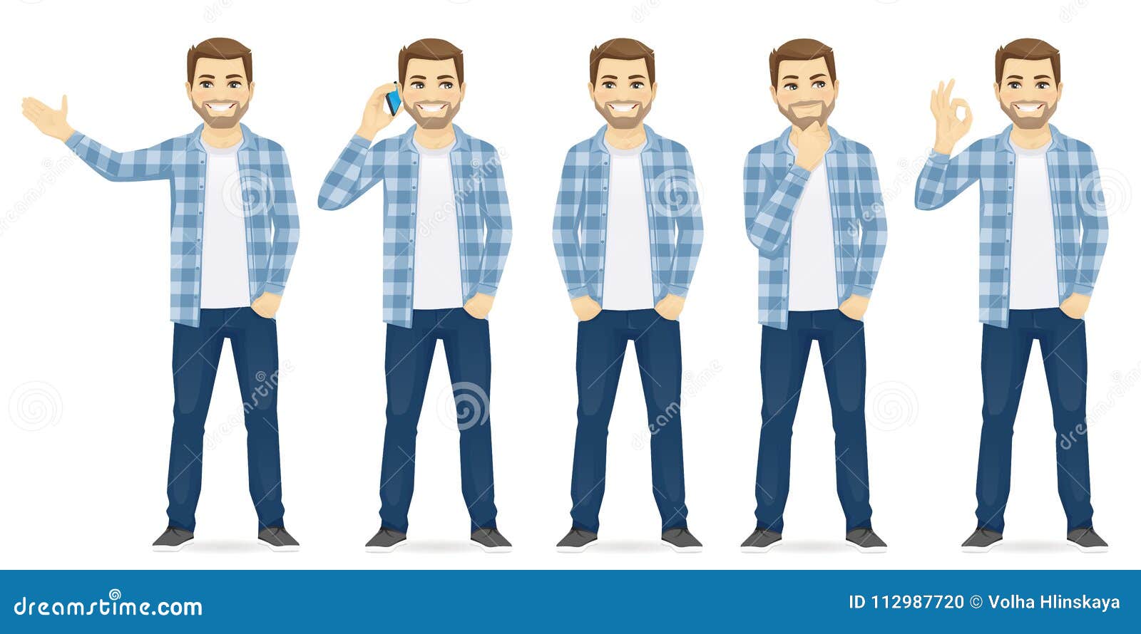 Business Casual Black Man Standing With Laptop Typing 2D Cartoon ...