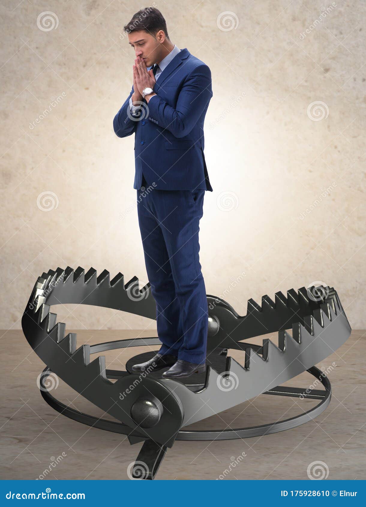 The Man Caught in Mouse Trap in Risk Business Concept Stock Photo ... The Man Caught in Mouse Trap in Risk Business Concept Stock Photo ...