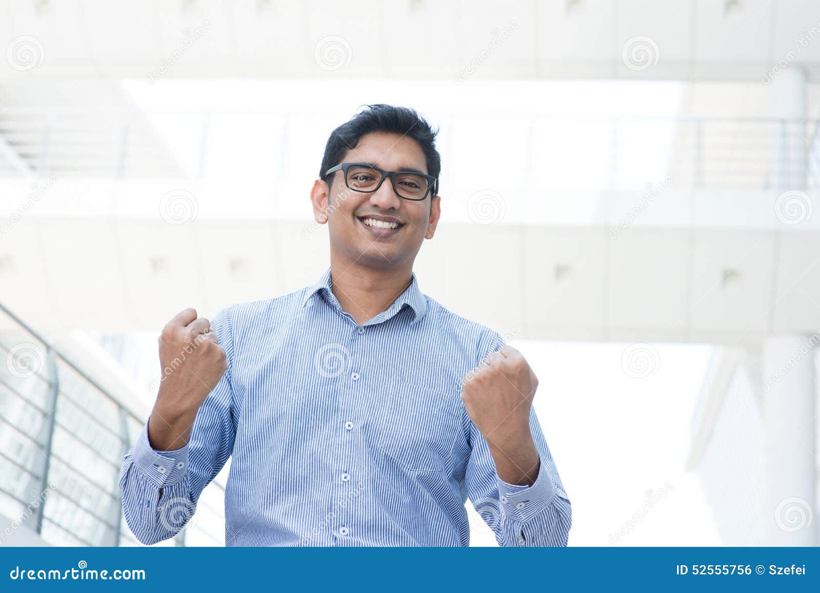 Man celebrating success stock photo. Image of male, joyful - 52555756