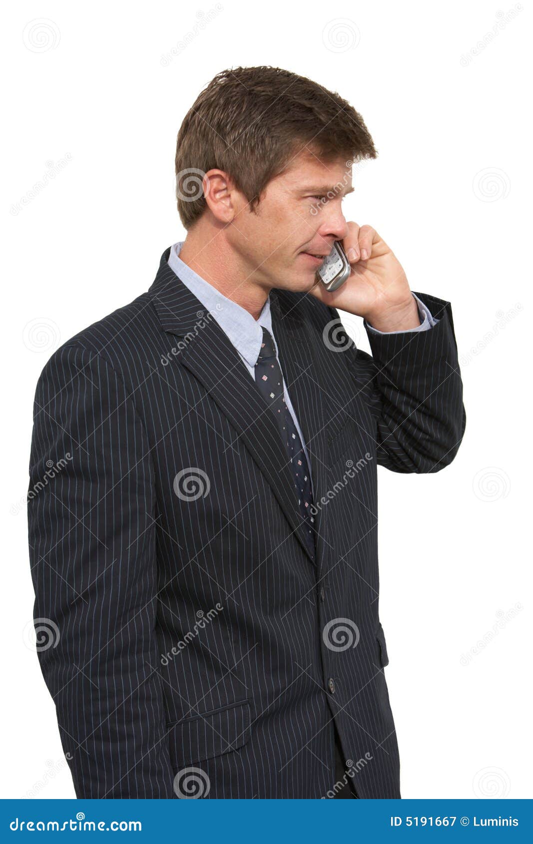 Man with cell phone stock image. Image of wireless, thirties - 5191667