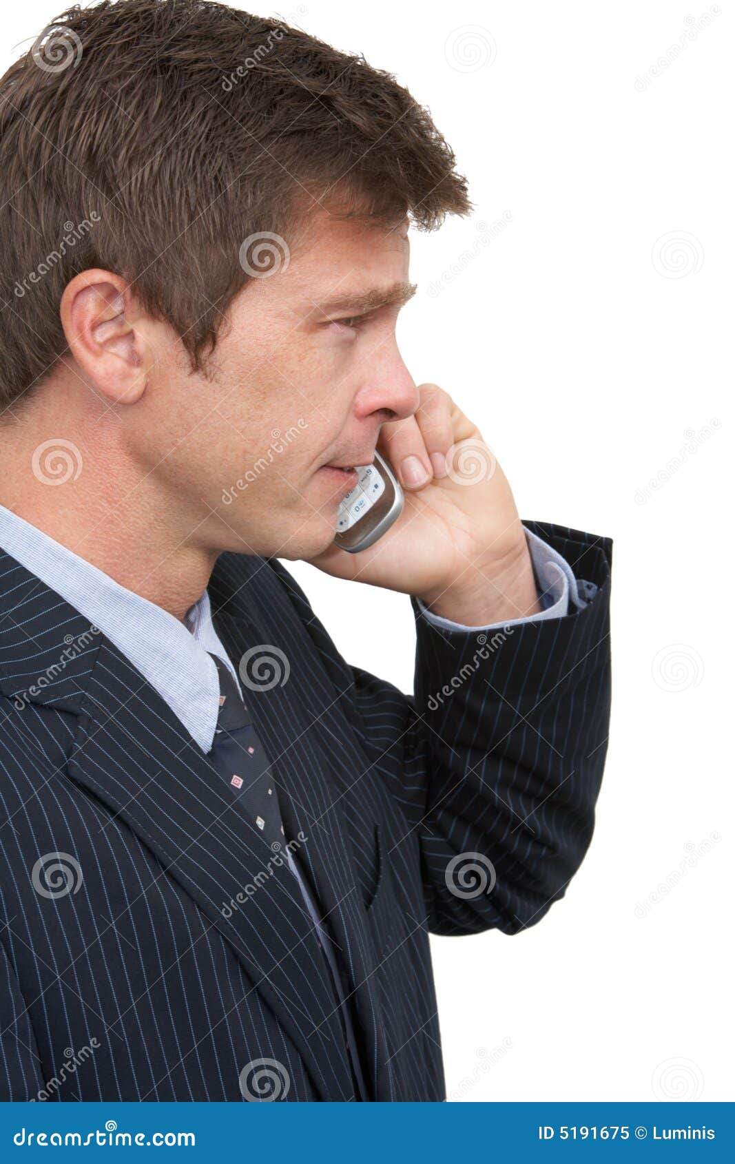 Man with cell phone stock image. Image of businessman - 5191675