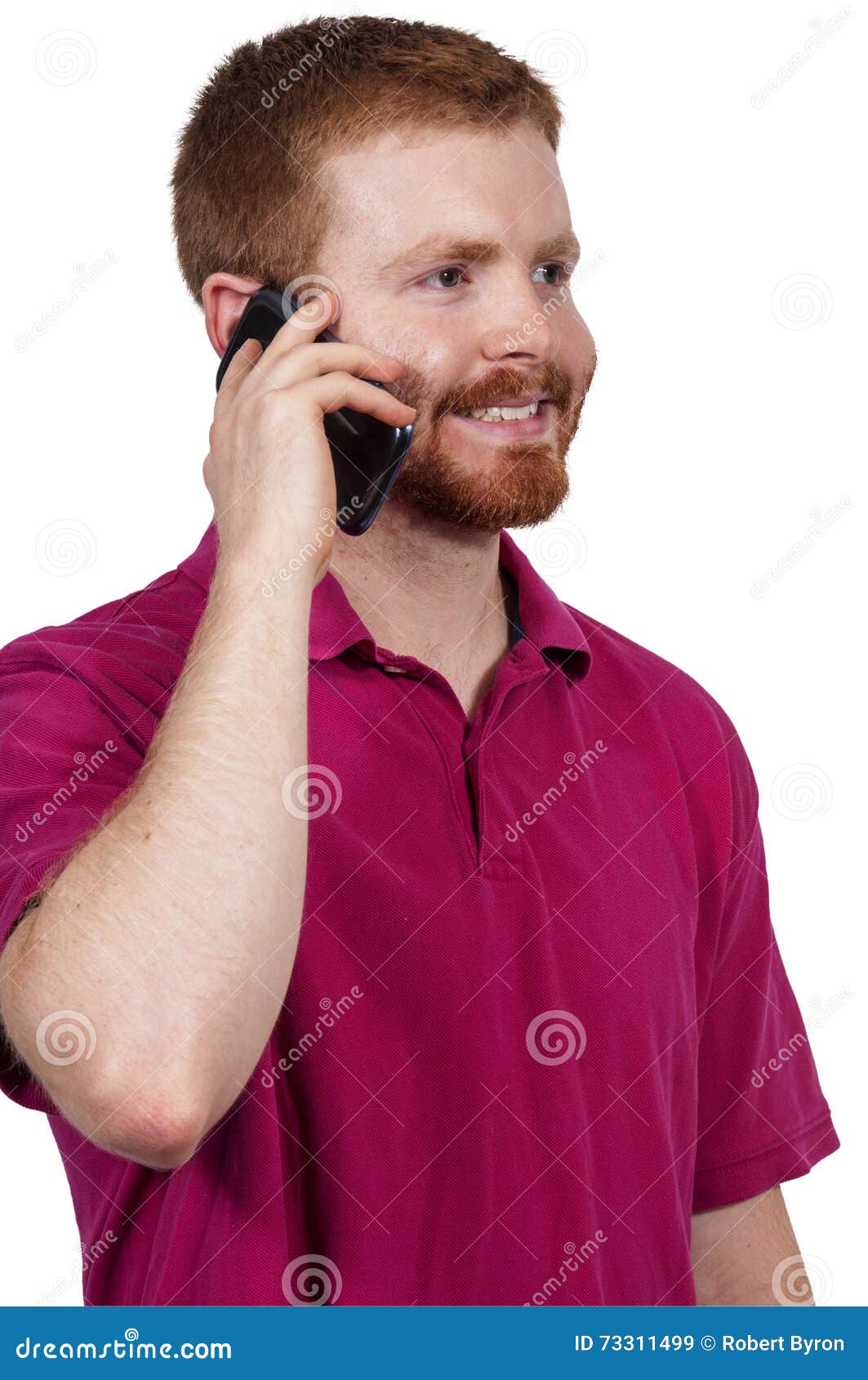 Man on a Cell Phone stock image. Image of cellular, listen - 73311499