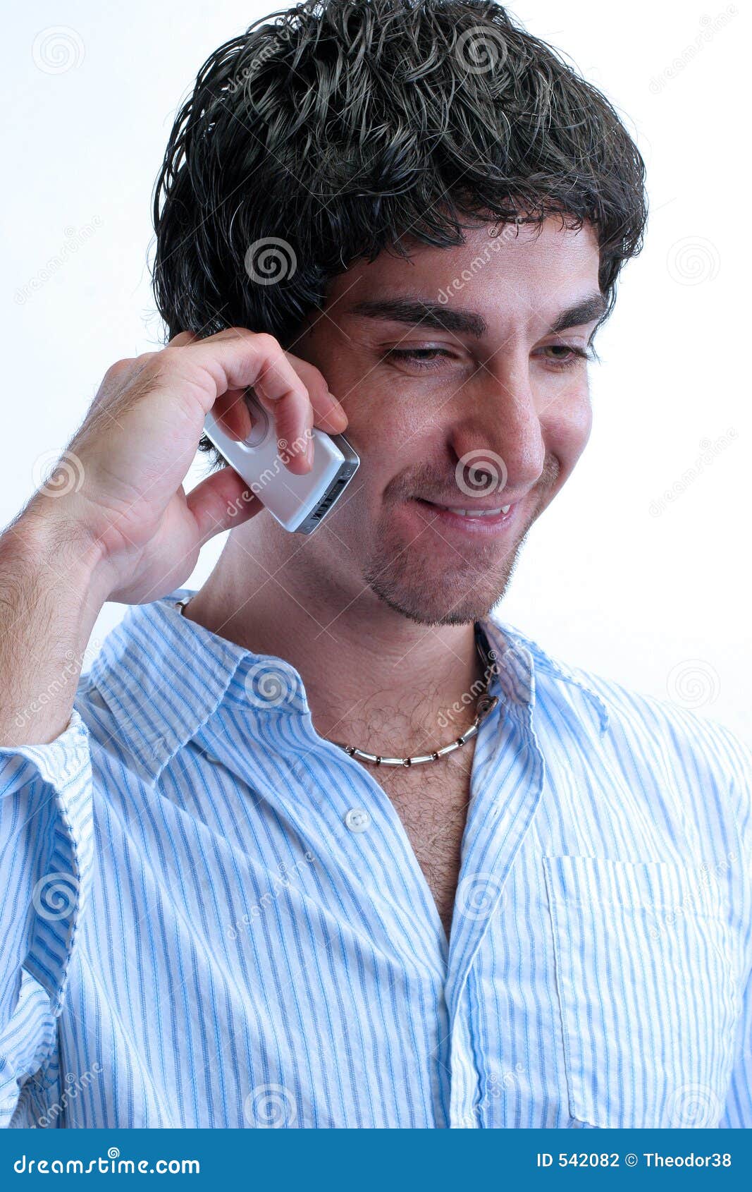 Man and cellphone stock photo. Image of communication, economy - 542082