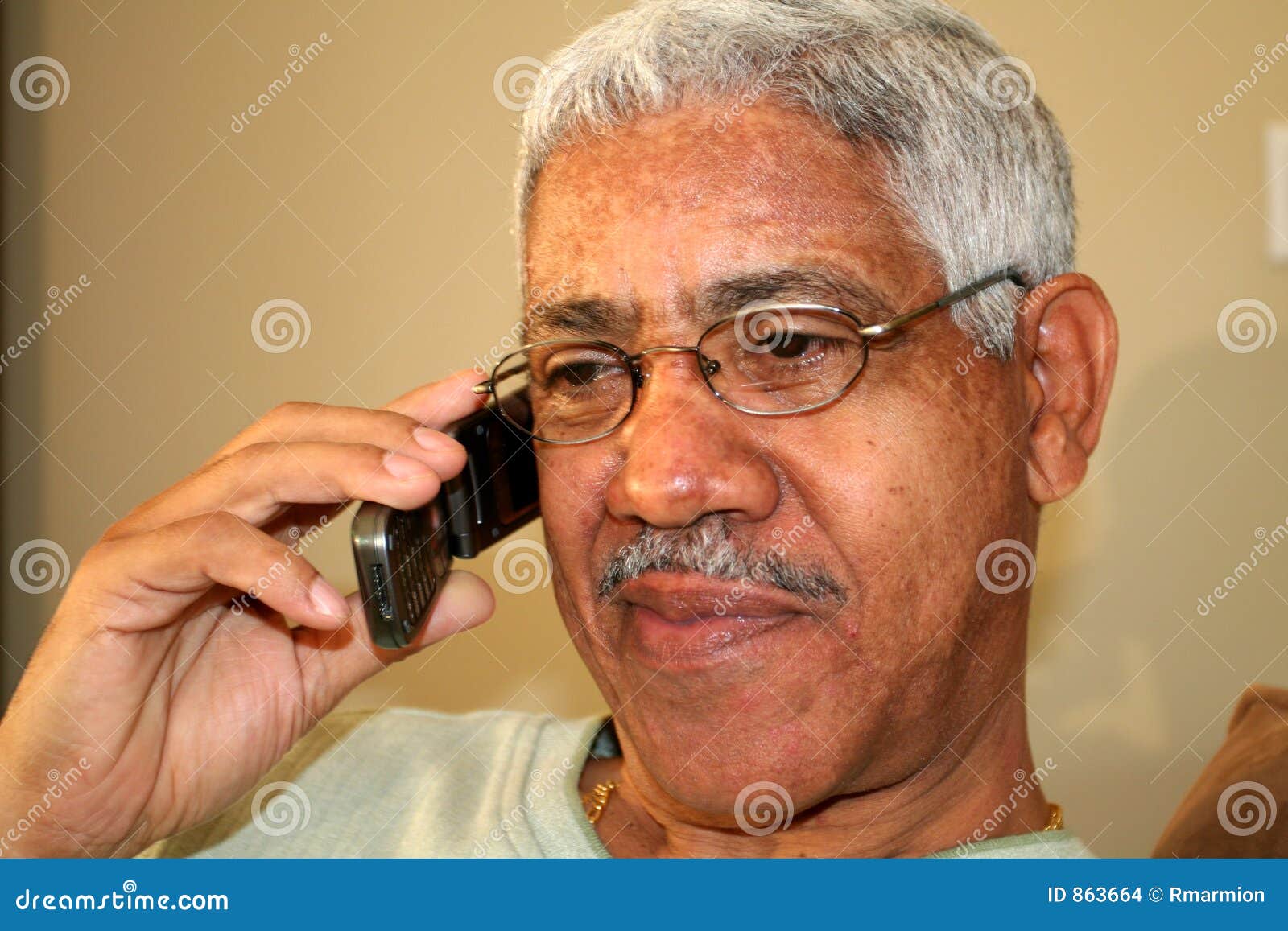 Man on Cellphone stock photo. Image of cell, citizens, mobile - 863664