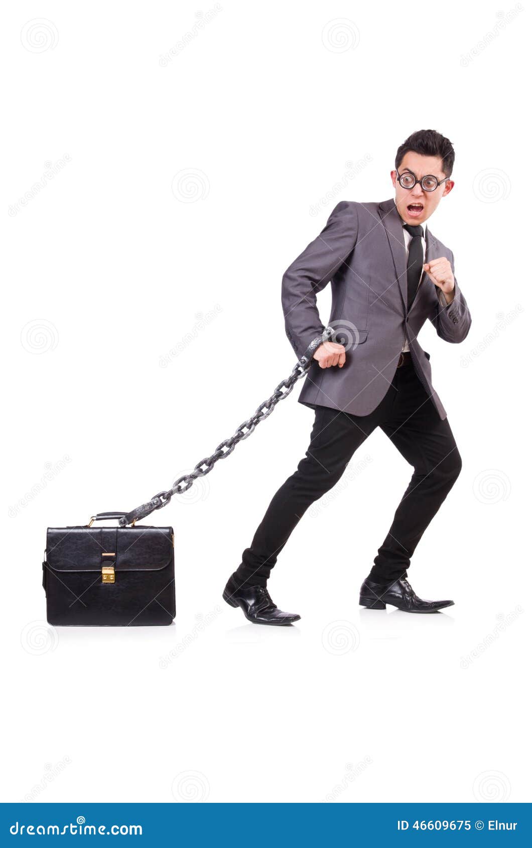 Man with chain stock image. Image of crime, handcuff - 46609675