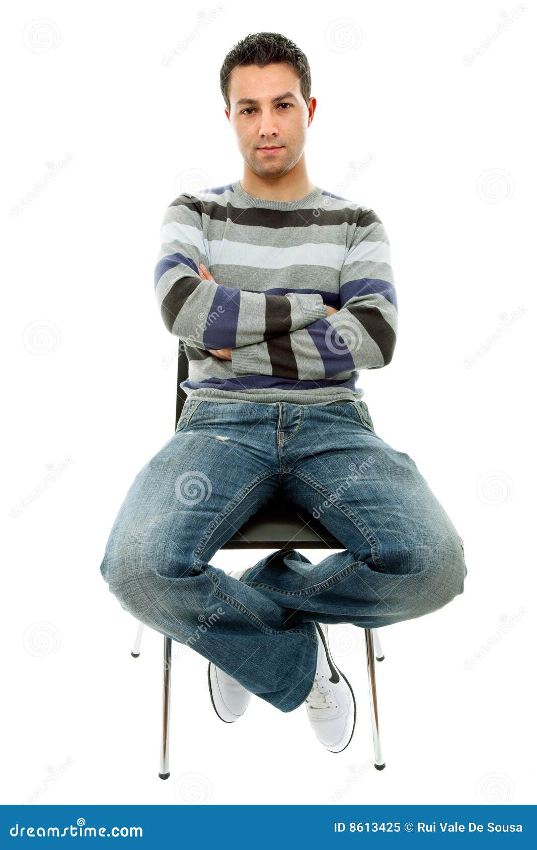 Man on chair stock image. Image of male, formal, caucasian - 8613425