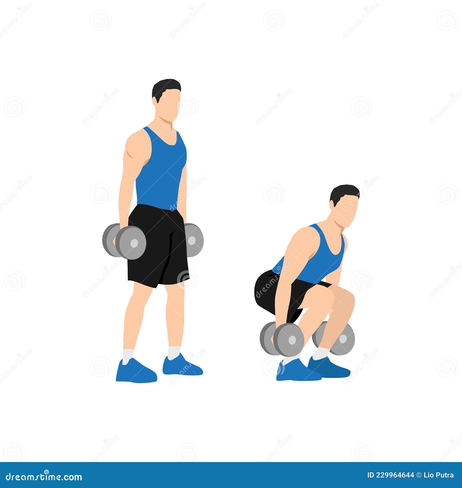 Man Doing Dumbbell Bent Over Reverse Flyes. Flat Vector | CartoonDealer ... Man Doing Dumbbell Bent Over Reverse Flyes. Flat Vector | CartoonDealer ...
