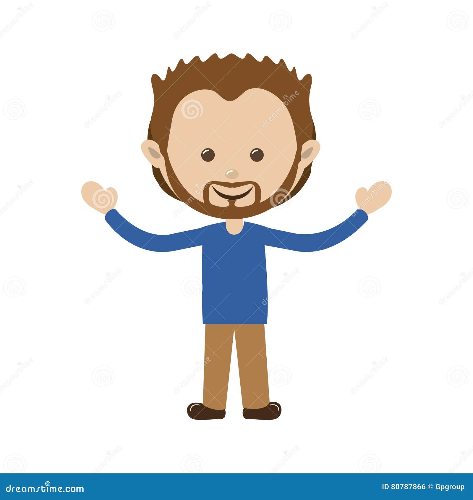 Man character icon image stock vector. Illustration of shape - 80787866