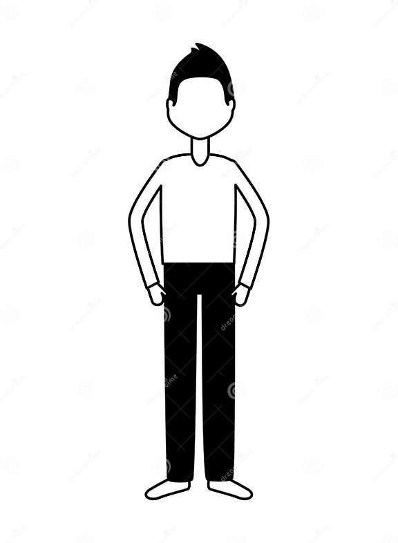 Man Character Male Stock Illustration Illustration Of Head 148774061