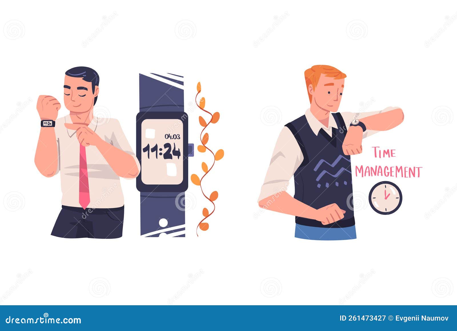 Planning Time Experts Isometric Illustration | CartoonDealer.com #150921018