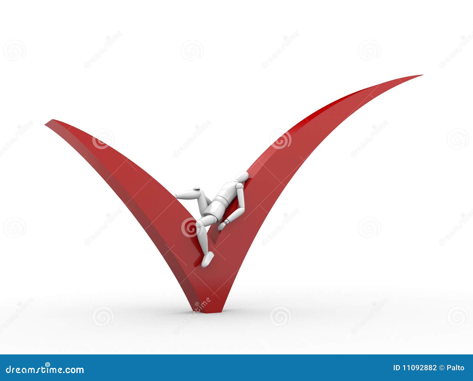 Man and check symbol stock illustration. Illustration of sign - 11092882