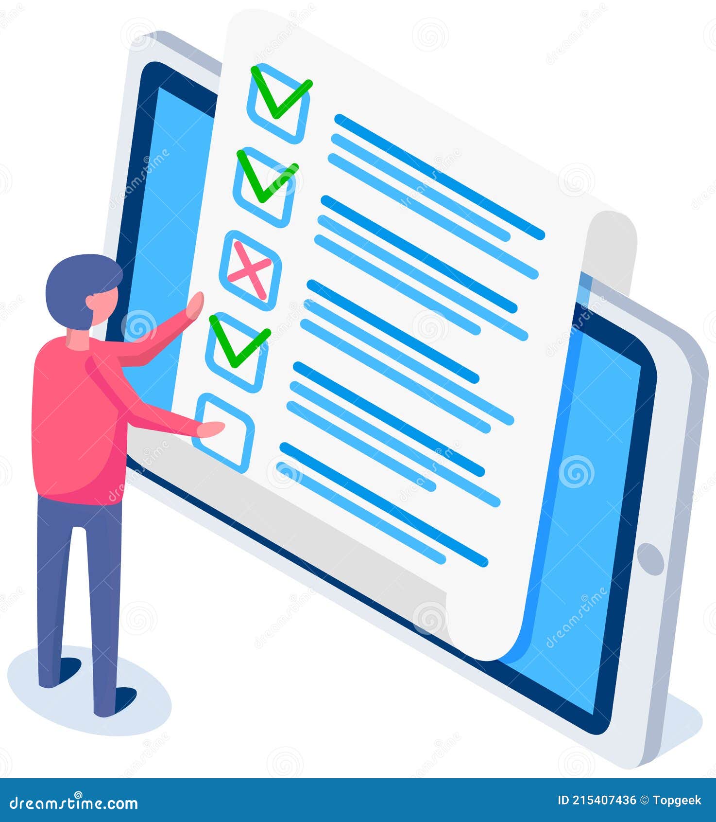 Blank Survey Checklist Sheets. Education Test, Questionnaire, Document ...