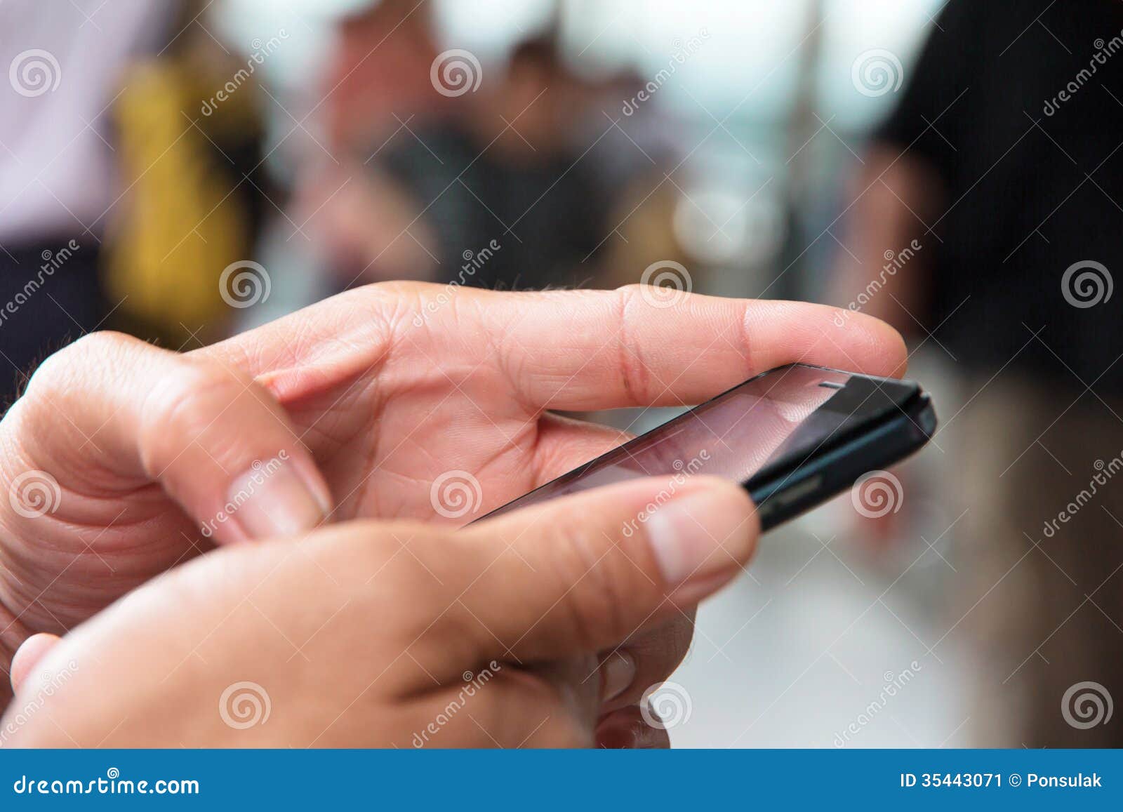Man checking his phone stock image. Image of ethnicity - 35443071
