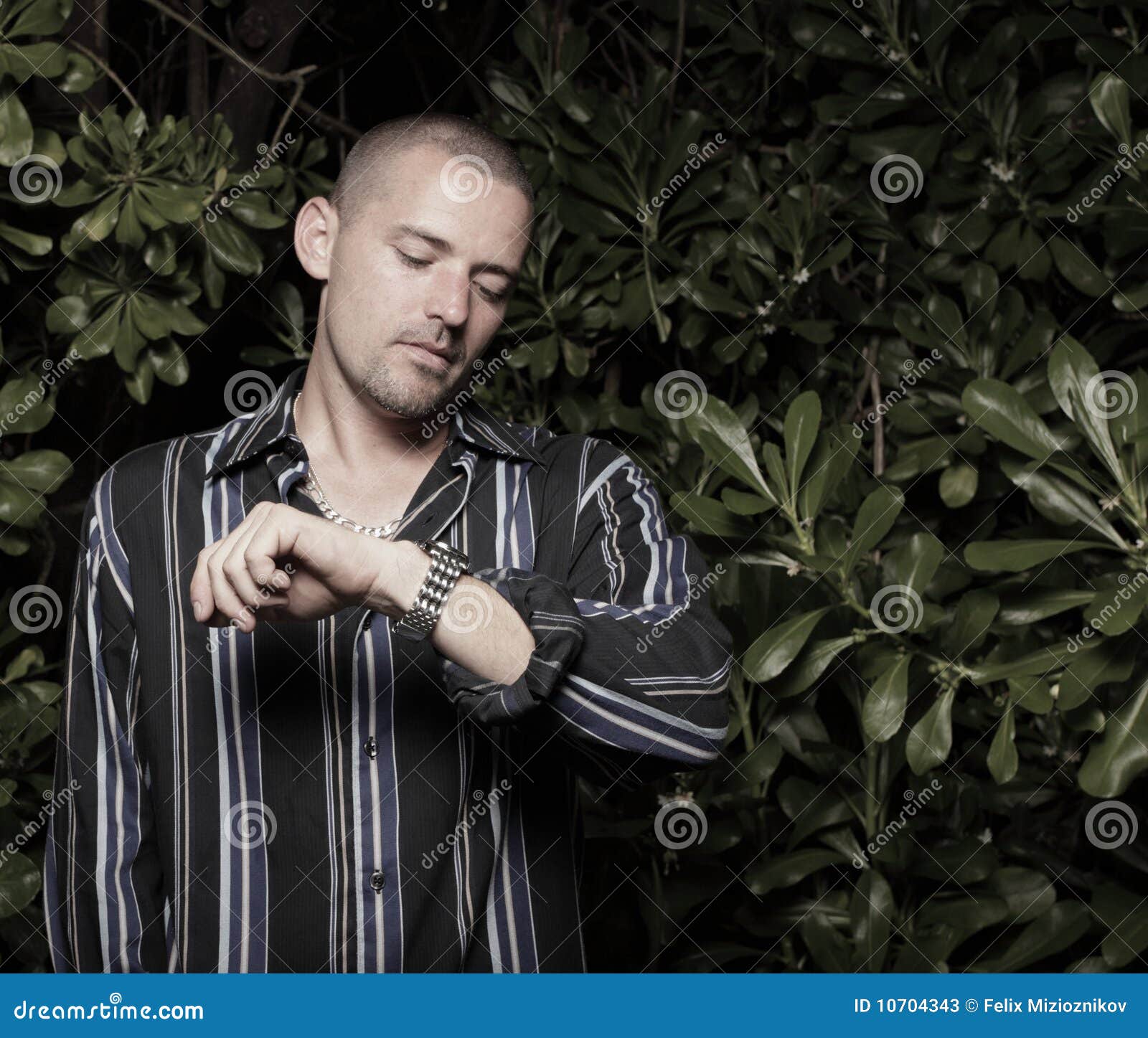 Man checking the time stock image. Image of watch, check - 10704343