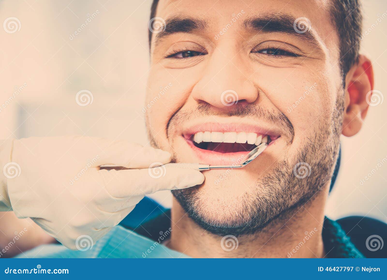 Man Checkup at Dentist S Surgery Stock Image - Image of mouth, healthy ...