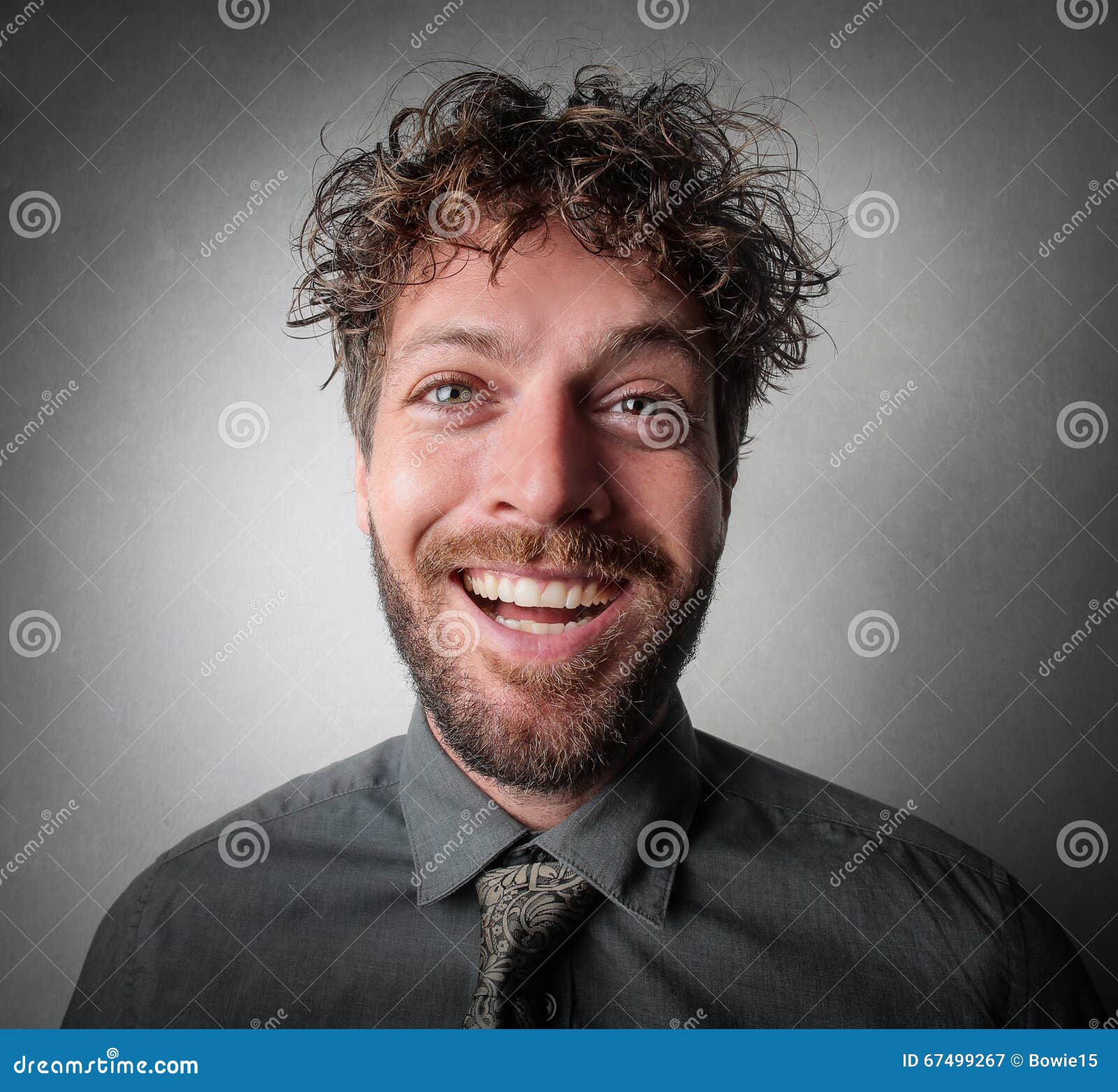 Man with a cheerful face stock image. Image of wall, happiness - 67499267